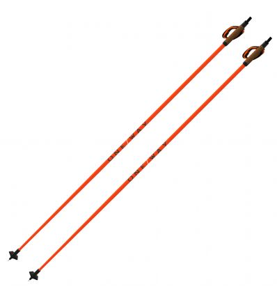 Cross country ski poles ONE WAY Storm 3 (Orange/Black) - Alpinstore