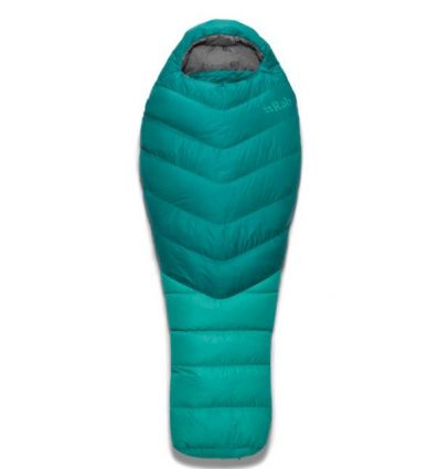 Rab Alpine 400 (Atlantis) sleeping bag for women - Alpinstore