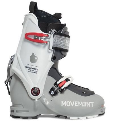 Hiking shoes Movement Performance (grey/white/carmin) woman - Alpinstore