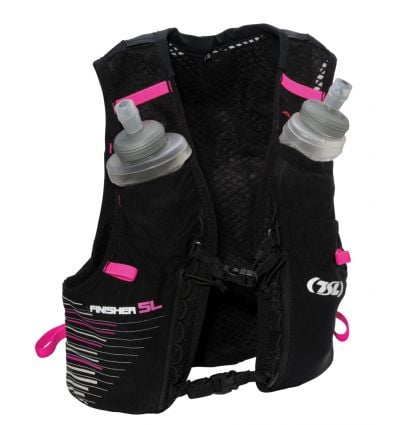 Trail bag TSL Finisher 5L + flasks (Pink) - Alpinstore