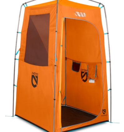 Douche de camping Nemo Heliopolis (Orange) - Alpinstore