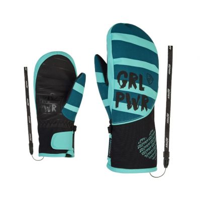 Children's gloves Ziener LIWANI AS(R) PR Girls' mittens (deep green ...
