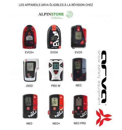 Révision DVA ARVA - EVO 4 - EVO 5 - NEO PRO - Alpinstore