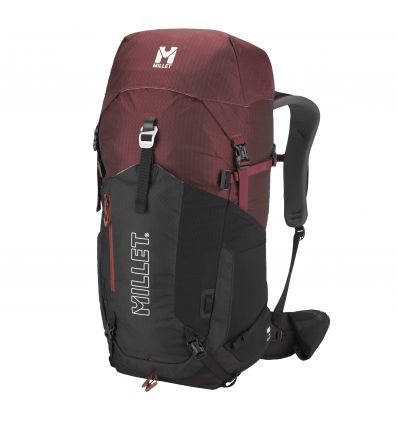 Hiking backpack Millet UBIC 40 (E-BLACK/DARK RED) Unisex - Alpinstore