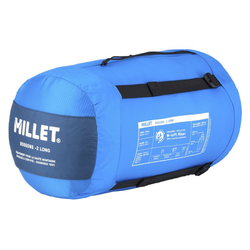 Sleeping bag Millet BOSSONS-2° LONG (ICON BLUE) Unisex - Alpinstore