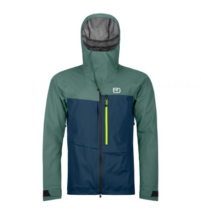 Freeride Jacket Ortovox 3L Ravine Shell Jacket M (deep ocean) men ...