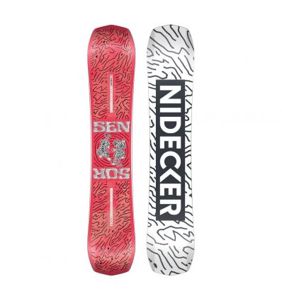 Snowboard Pack Nidecker SENSOR (Red/White) Men - 2026 + Binding ...