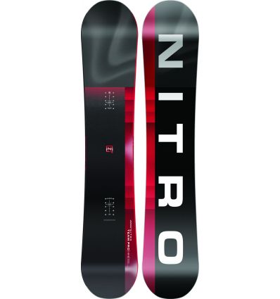 Snowboard Pack NITRO TEAM PRO WIDE 2026 (Black/Red) + Binding - Alpinstore