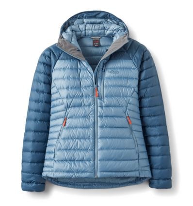 Women's Rab Microlight Alpine Jacket (Orion Blue/Citadel) - Alpinstore