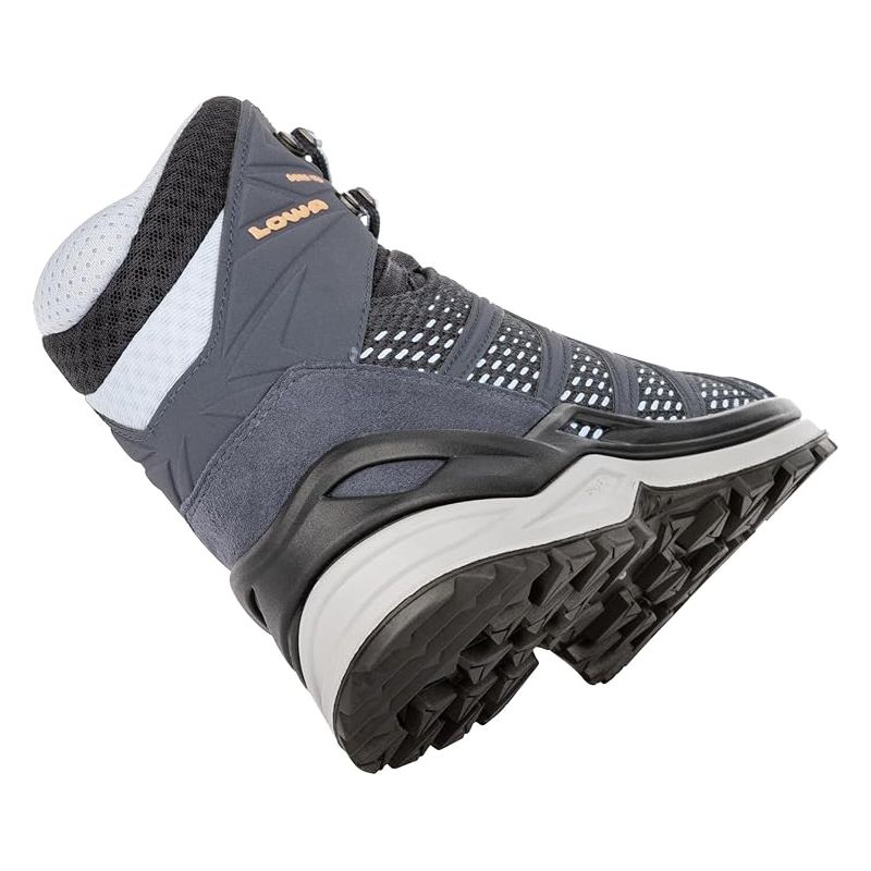 Hiking shoes Lowa INNOX PRO GTX MID (steel blue/salmon) Women - Alpinstore