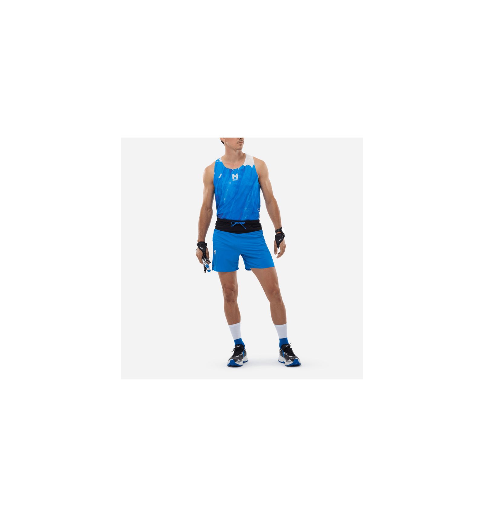 Tank top Millet INT LT TK M (ICON BLUE/WHITE) Men - Alpinstore