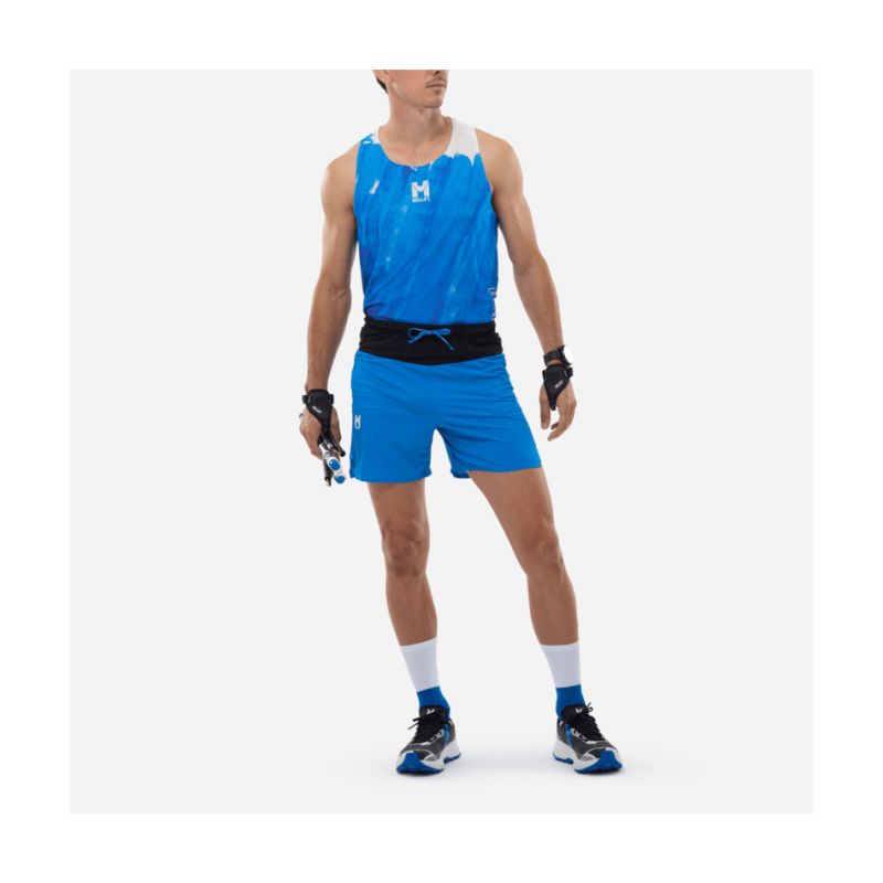 Tank top Millet INT LT TK M (ICON BLUE/WHITE) Men - Alpinstore